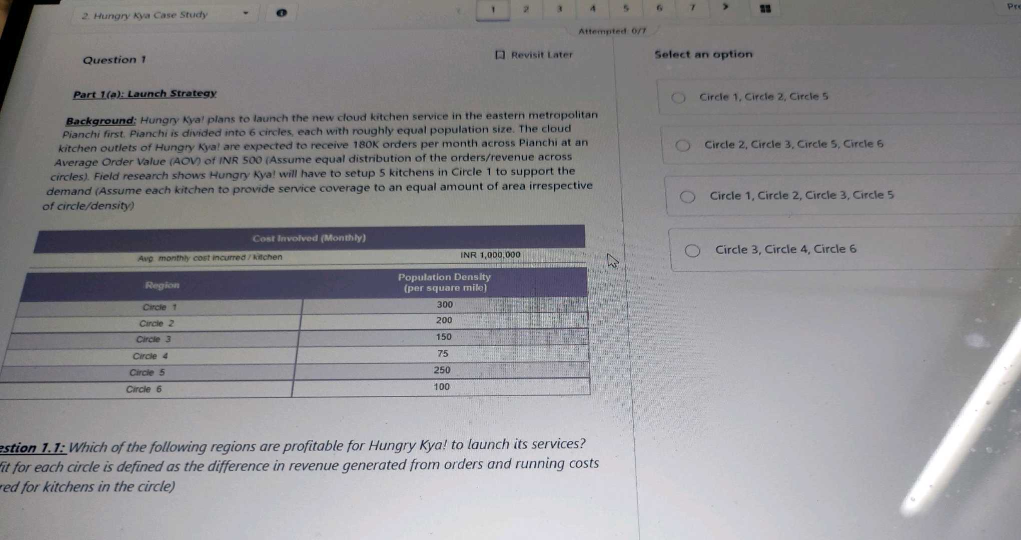 2 Hungry Kya Case Study 1 2 3 4 5 6 7 | StudyX