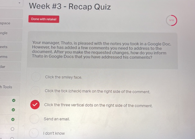 Week 3 - Recap Quiz Done with retake S510 | StudyX