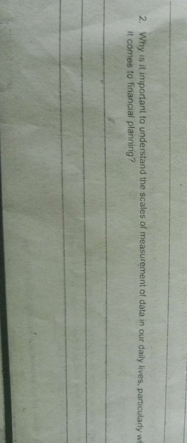 2 Why is it important to understand the | StudyX