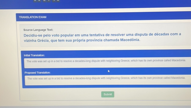 TRANSLATION EXAM Source Language Text | StudyX