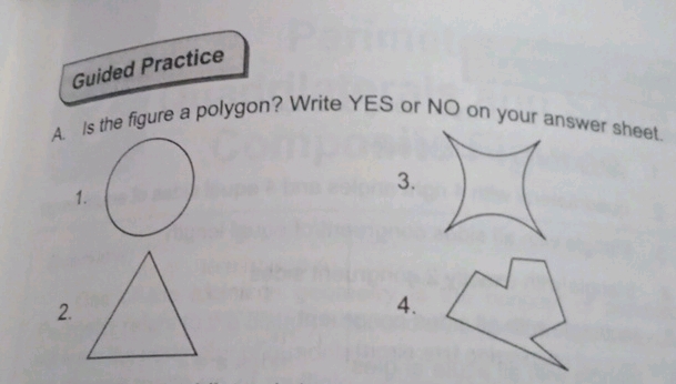 Guided Practice A Is the figure a polygon | StudyX