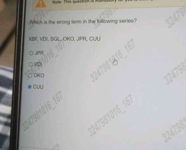 Note This question is m Which is the wrong | StudyX