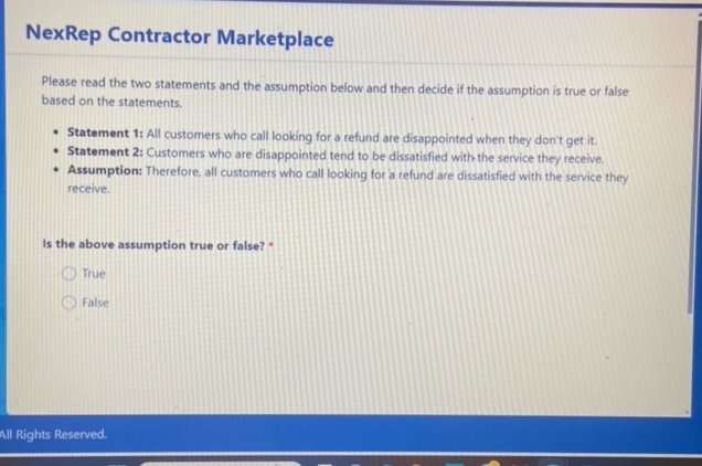 NexRep Contractor Marketplace Please read | StudyX