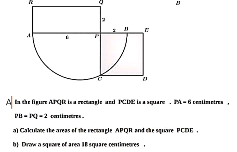 A In the figure APQR is a rectangle and | StudyX