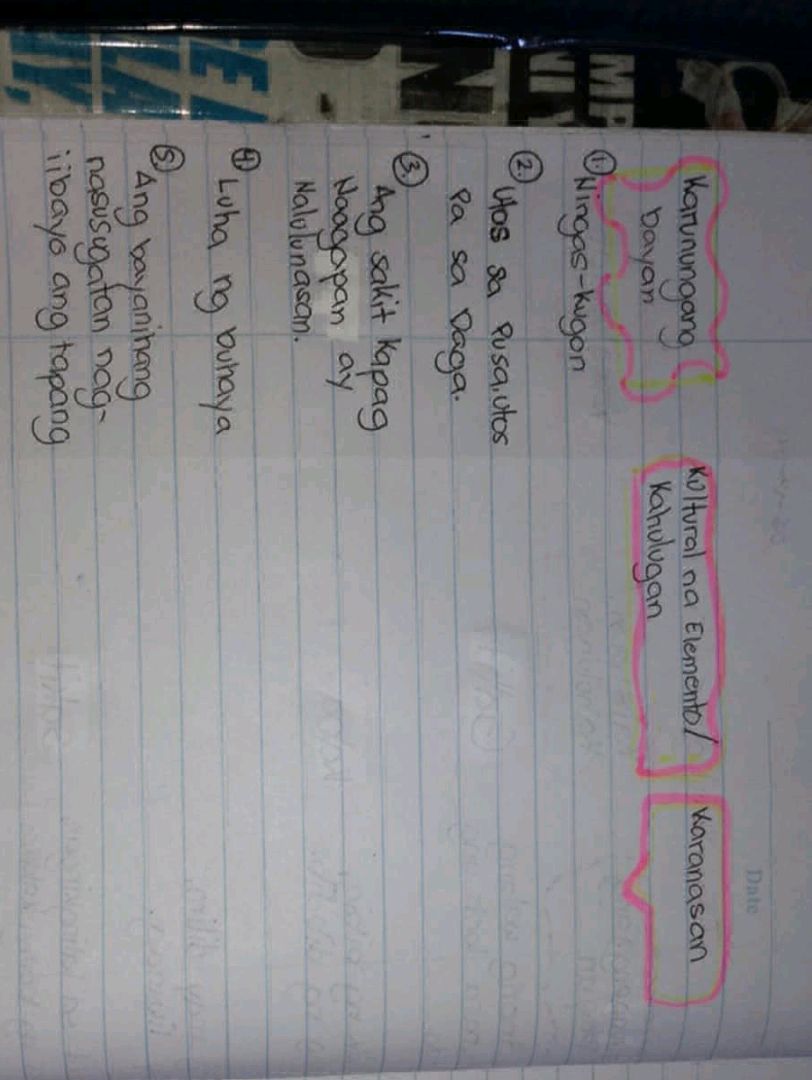 Date Karunungang bayan (1) Ningas-kugon (2) | StudyX