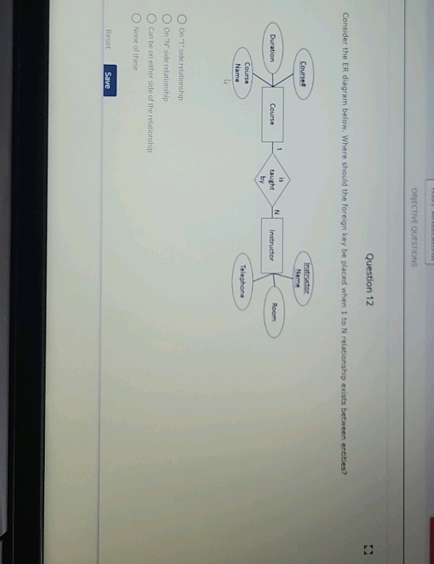 OBJECTIE QUESTIONS Question 12 Consider the | StudyX