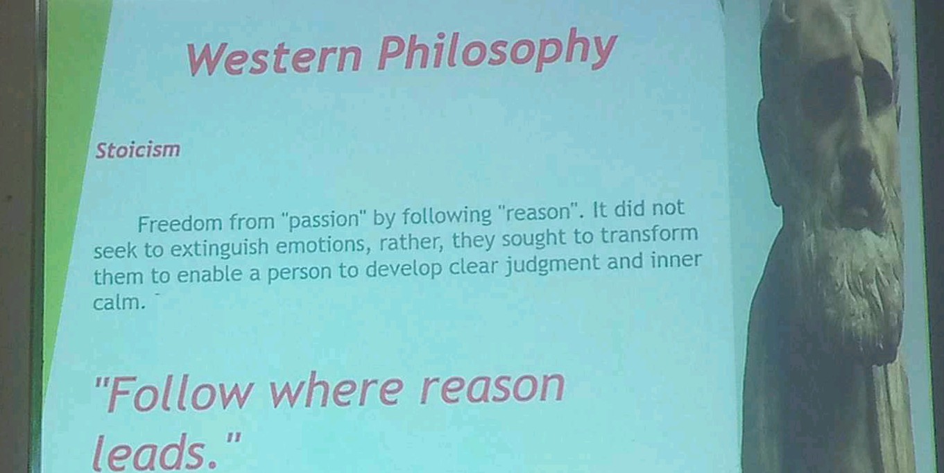 Western Philosophy Stoicism Freedom from | StudyX