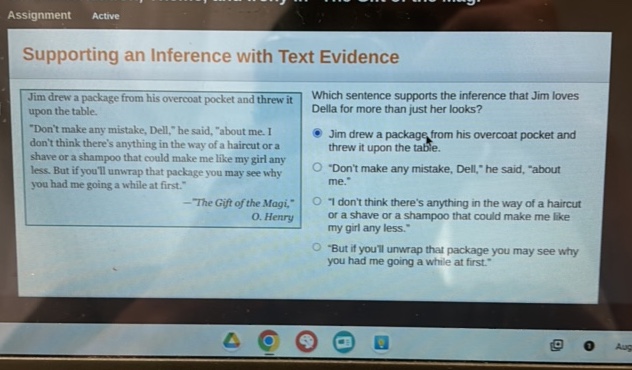 Assignment Active Supporting an Inference | StudyX
