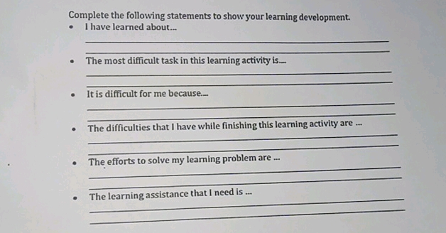 Complete the following statements to show | StudyX