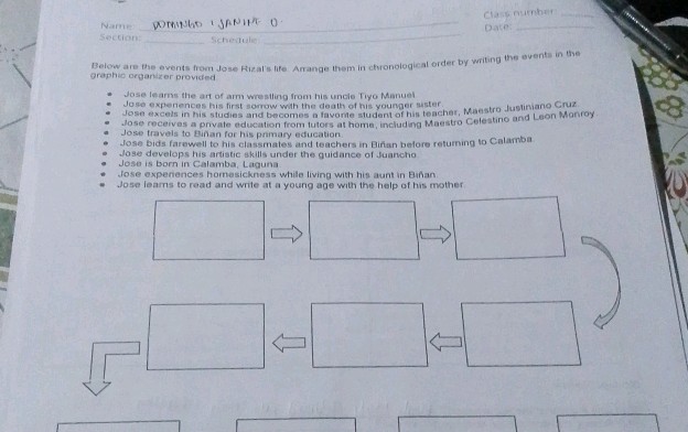 Narne W) Thista I JANIHE 1 Claty numbit | StudyX
