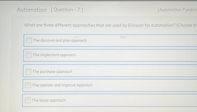 Automation Question - 7 Automation Fundan | StudyX