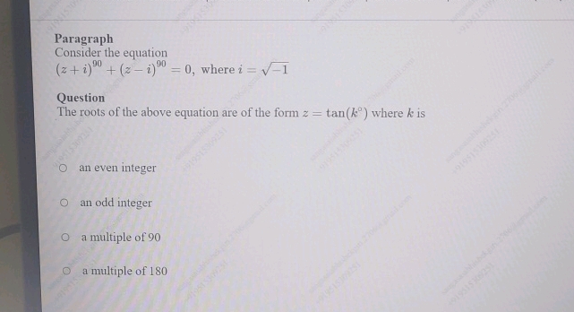 Paragraph Consider the equation | StudyX