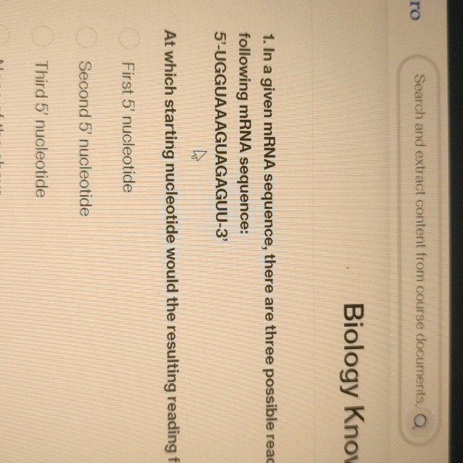 Search and extract content from course | StudyX