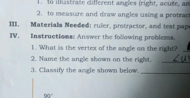 1 to illustrate different angles (right | StudyX