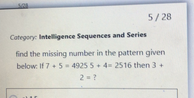 5 / 28 Category Intelligence Sequences | StudyX