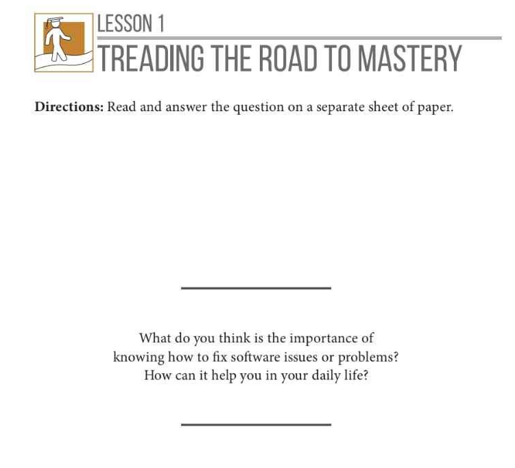 LESSON 1 TREADING THE ROAD TO MASTERY | StudyX