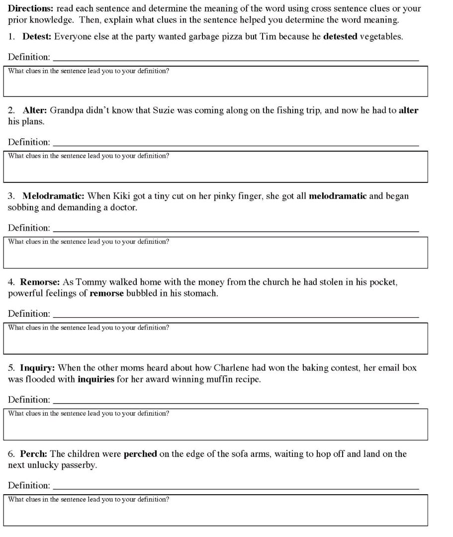 Directions read each sentence and determine | StudyX