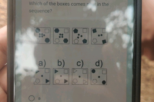 Which of the boxes comes r in the sequence | StudyX