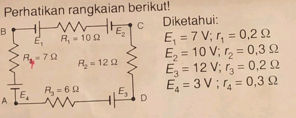Perhatikan rangkaian berikut Diketahui l | StudyX