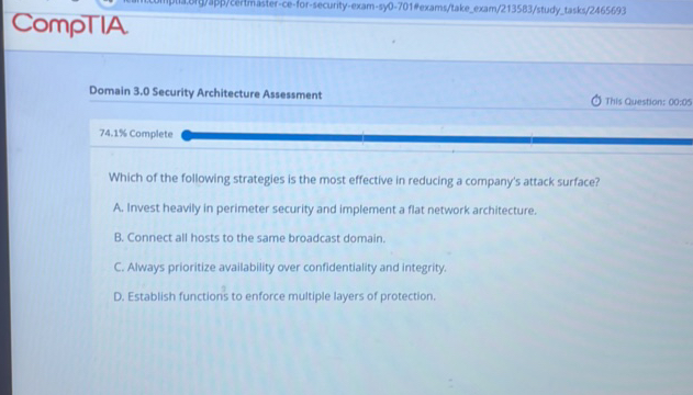 COMPTIA Domain 30 Security Architecture