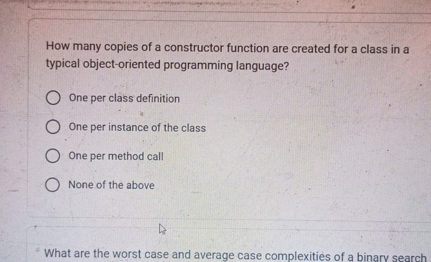 How many copies of a constructor function | StudyX