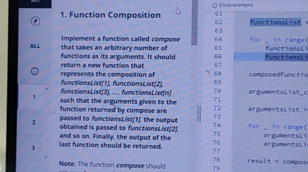 Feit 1 Function Composition Implement a | StudyX