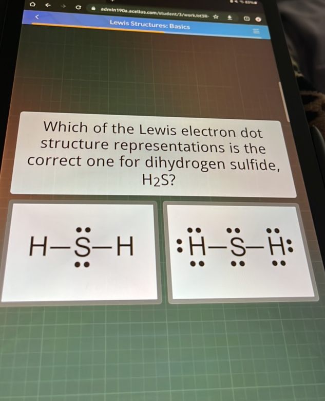 Which of the Lewis electron dot structure | StudyX