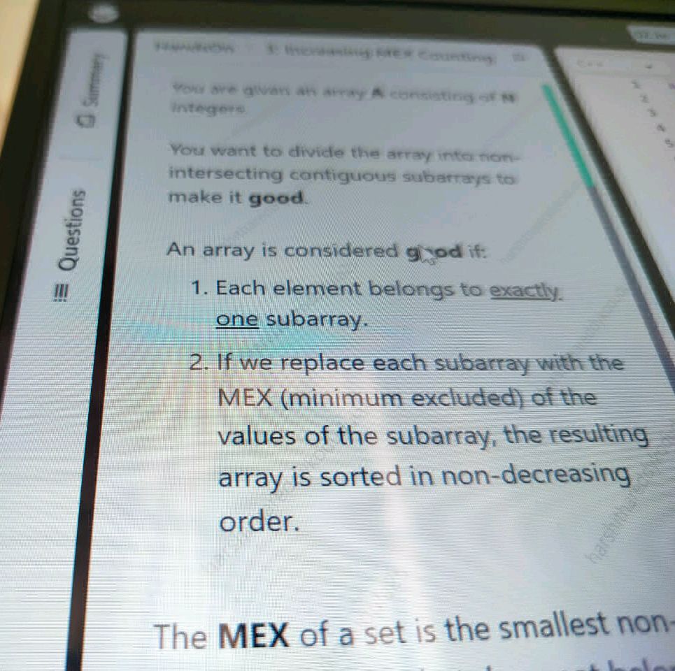 Yoha Are givars aty atray A cegenetiricy af | StudyX