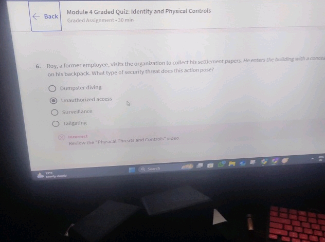 Back Module 4 Graded Quiz Identity and | StudyX