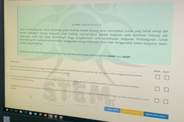 Sumber wwwpinhomeid Saat ini perbangunan | StudyX