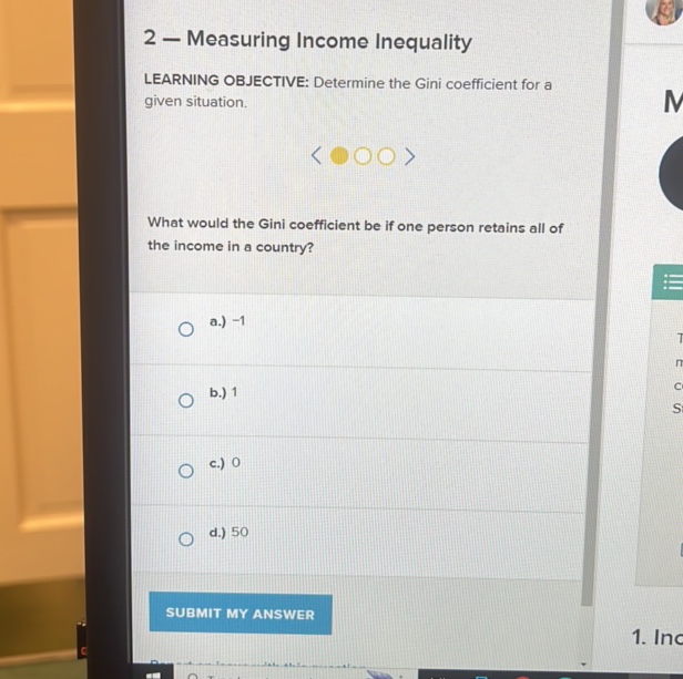 2 - Measuring Income Inequality LEARNING | StudyX