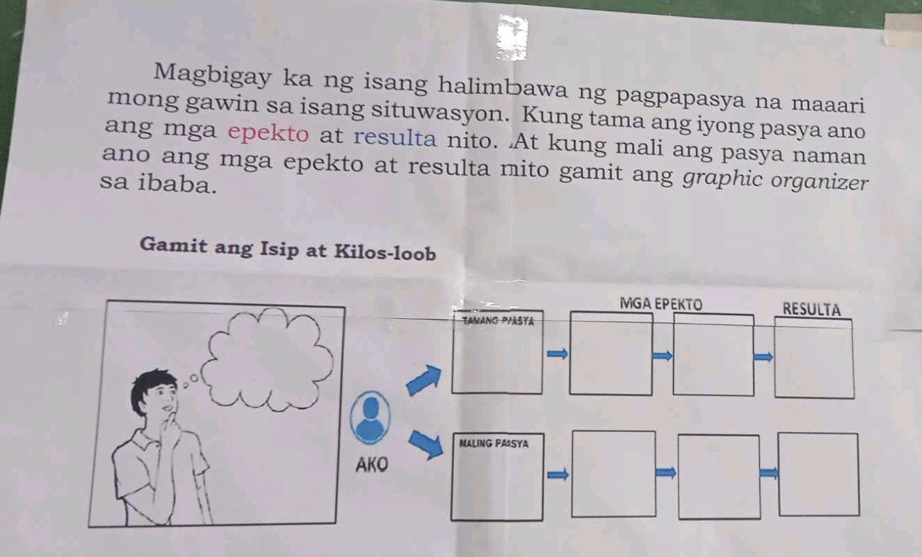 Magbigay ka ng isang halimbawa ng | StudyX
