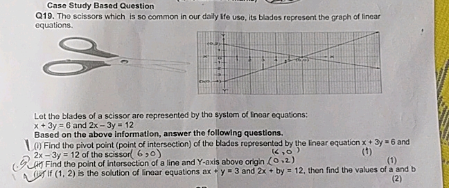 Case Study Based Question Q19 The scissors | StudyX