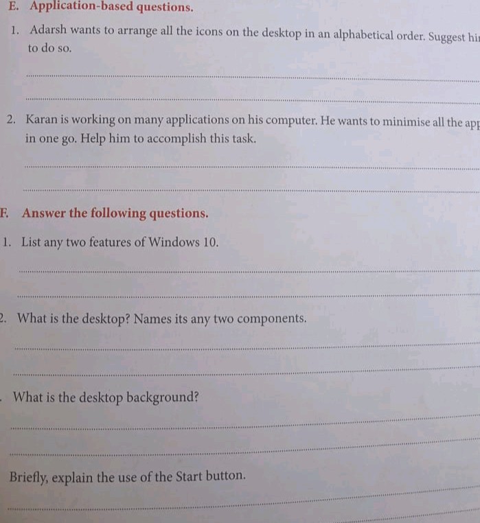 E Application-based questions 1 Adarsh | StudyX