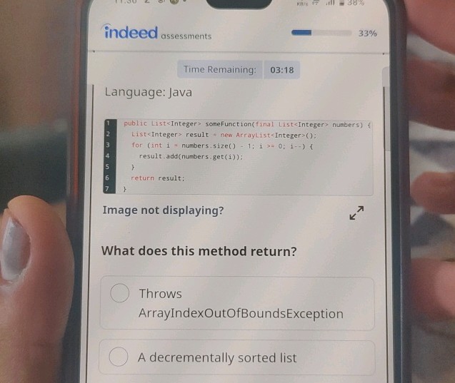 indeed assessments 33 Time Remaining 03 18 | StudyX