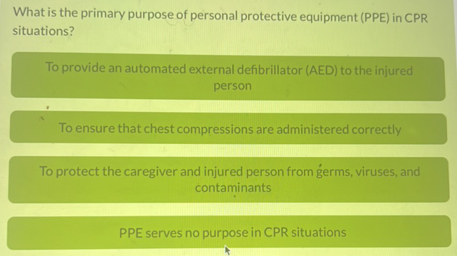 What is the primary purpose of personal