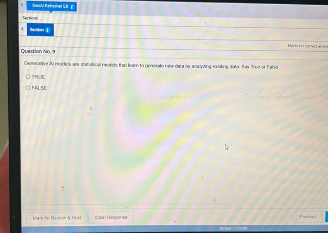 GenN Retresher E0 i Sections Sextion Marks | StudyX