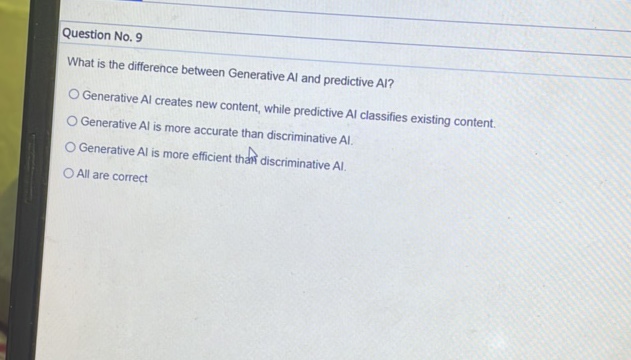 Question No 9 What is the difference | StudyX