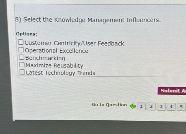 8) Select the Knowledge Management | StudyX