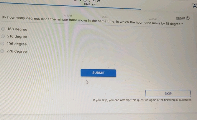 TIME LEFT 7 a 104 f 7a104f 7 a 1041 Report | StudyX
