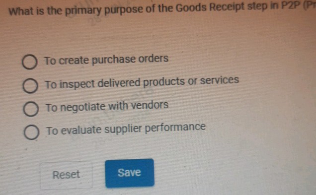 What is the primary purpose of the Goods | StudyX