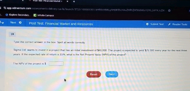 Explort Secondery Intinite Campus Next Post | StudyX