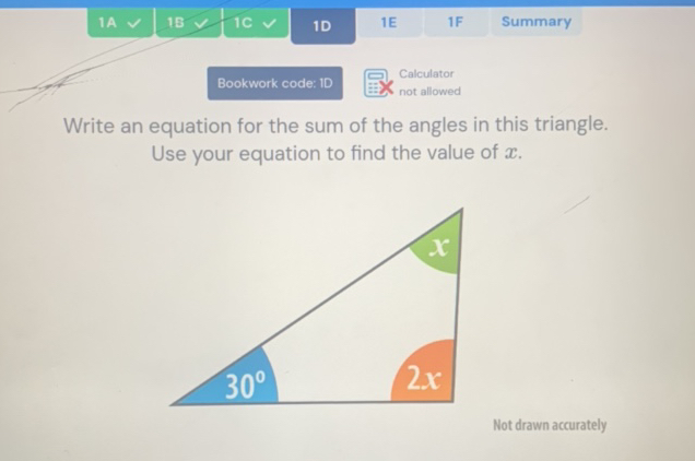 1A 18 1 C 1D 1 E 1 F Summary Bookwork code | StudyX