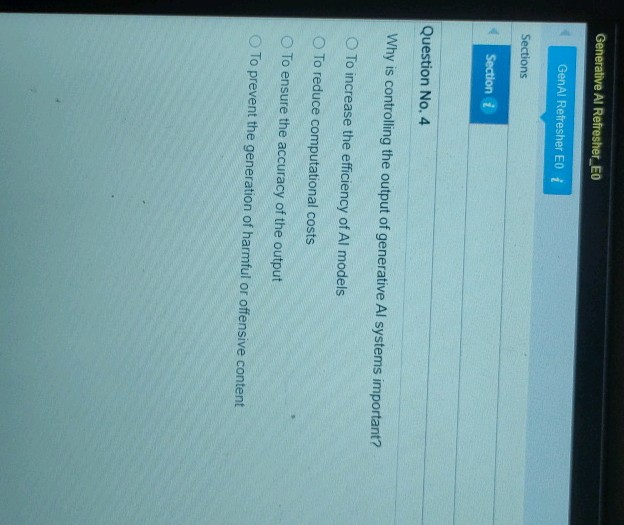 Generative Al RefresherE0 GenAl Refresher | StudyX