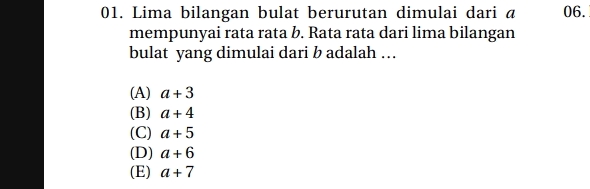 01 Lima bilangan bulat berurutan dimulai | StudyX