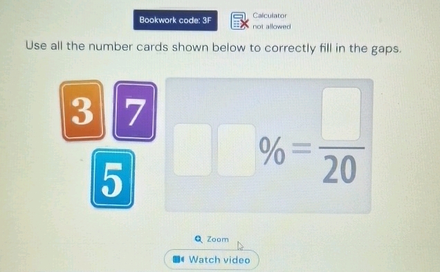 Bookwork code 3 F Calculator not allowed | StudyX