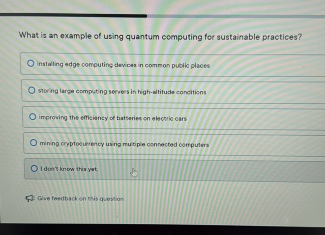 What is an example of using quantum | StudyX