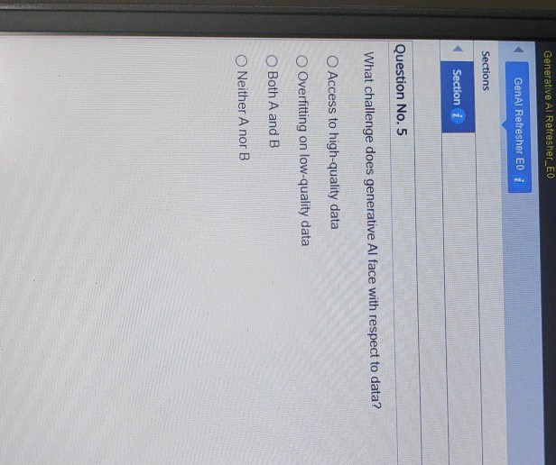 Generative Al ReifresherE0 GenAl Refresher | StudyX