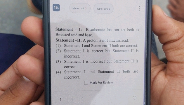 15 Marks Type Single Statement - I