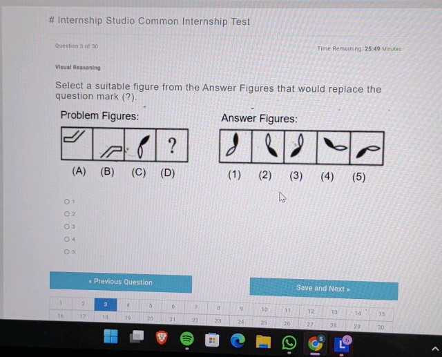 Internship Studio Common Internship Test | StudyX